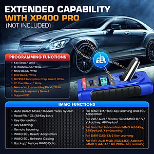 Autel MaxiIM IM508S: 2024 Pro Key Fob Programming Tool w/ XP200 Programmer, IM508 KM100 Upgrade, OS11 4+64G 2.4&5G WiFi, 3000+ Active Test OE Full Diagnosis, 40+ Resets As MK900 MX900, FCA SGW