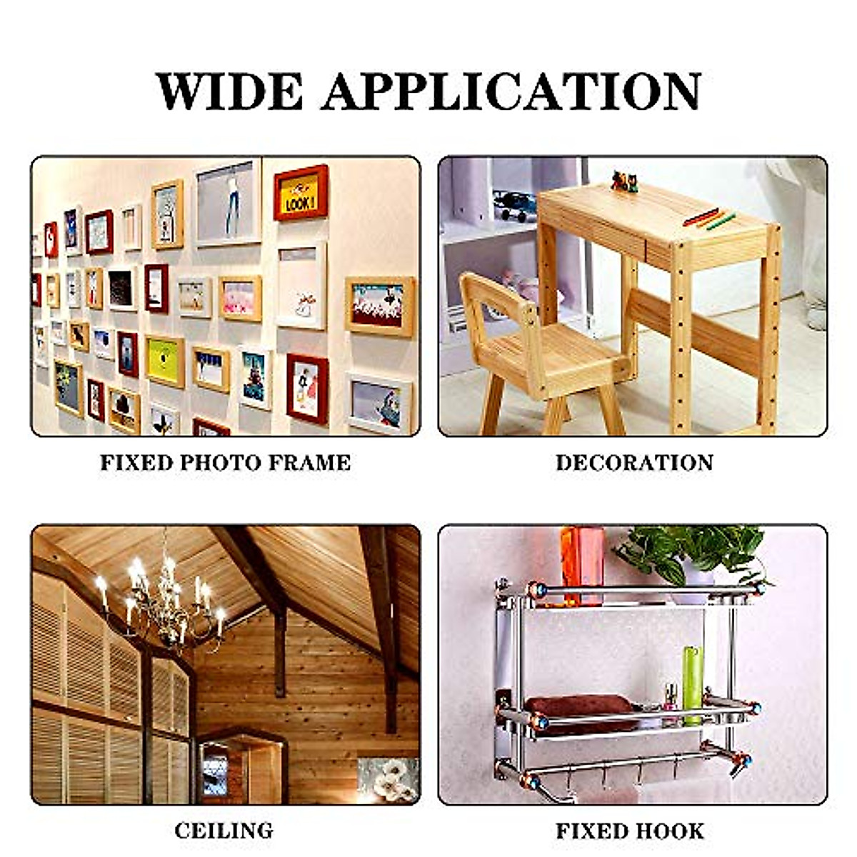 HongWay 370pcs Plastic Drywall Wall Anchors Kit with Screws, Includes 5 Different Assorted Size Anchors and Screws