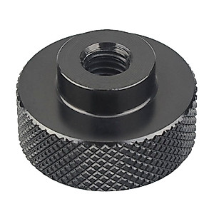 3mirrors Welding Hood (Pipeliner) Helmet Fasteners Headgear Replacement Parts Accessories Screws Flip Hood Aluminum - 1 Pair (Black Anodized Knurled)