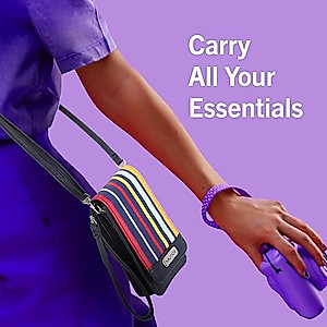 Nautica Catalina RFID Women’s Crossbody Bag, Vegan Leather Compact Cell Phone Shoulder Travel Purse Holder, Indigo