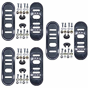 Parts 4 Outdoor 6Pk Snow Blower Skid Shoes with Hardware Replaces MTD 780-125 490-241-0010