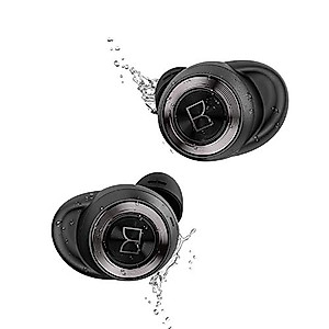 Monster Wireless Earbuds,Super Fast Charge,Bluetooth 5.0 in-Ear Stereo Headphones with USB-C Charging Case,Built-in Mic for Clear Calls,Water Resistant Design for Sports,Black.