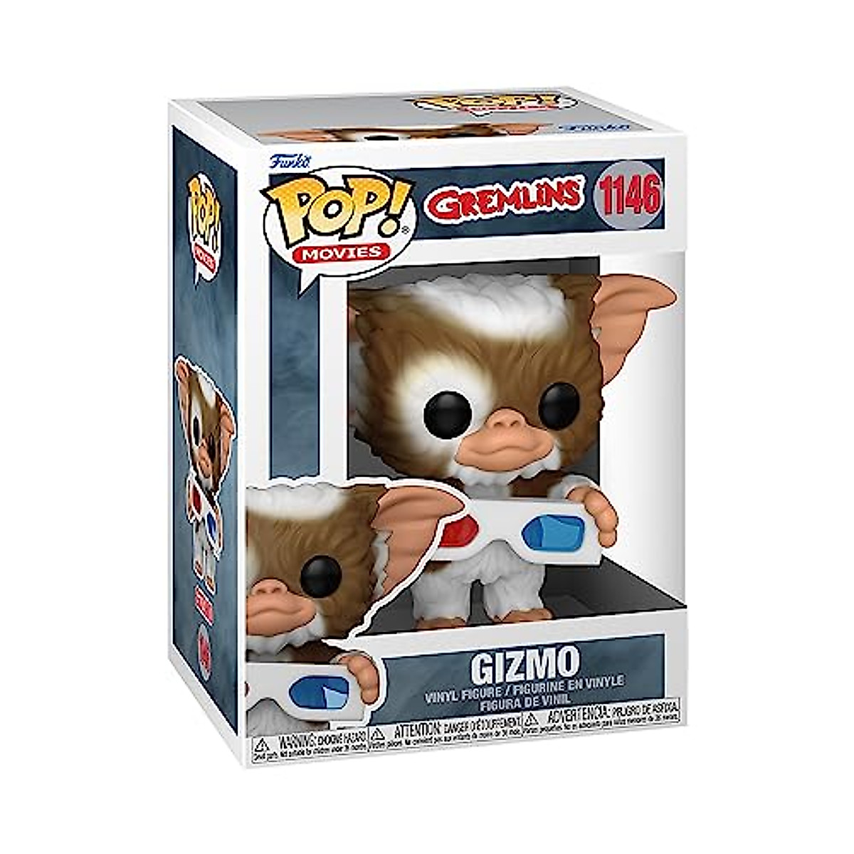 Funko Pop! Movies: Gremlins - Gizmo with 3D Glasses, Multicolor, Horror Theme