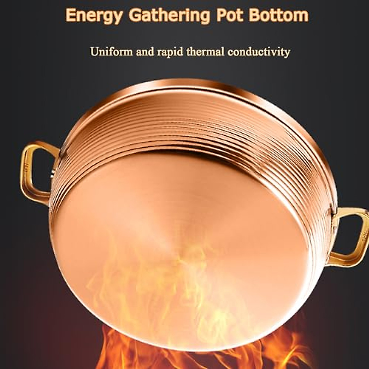 Large Moroccan Tagine Pot - Stainless Steel Tajine Casserole with Cone-Shaped Lid, Non Stick Cooking Pot with 2 Handles - Perfect for Traditional Moroccan Cooking