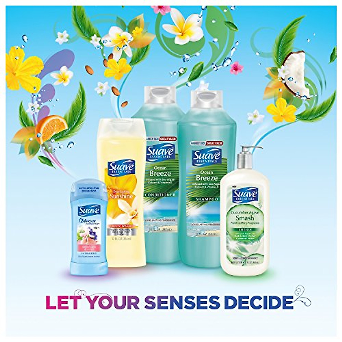Suave Essentials Conditioner, Ocean Breeze, 30 oz