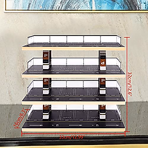 Bazargame 1:64 Diorama Parking Lot Scene Model ,ToysModel Car Garage Model for Car Parking Lot Display Mini Garage Suitable for Model Cars, Decorative Children's Gifts, Toy car Storage and Collection