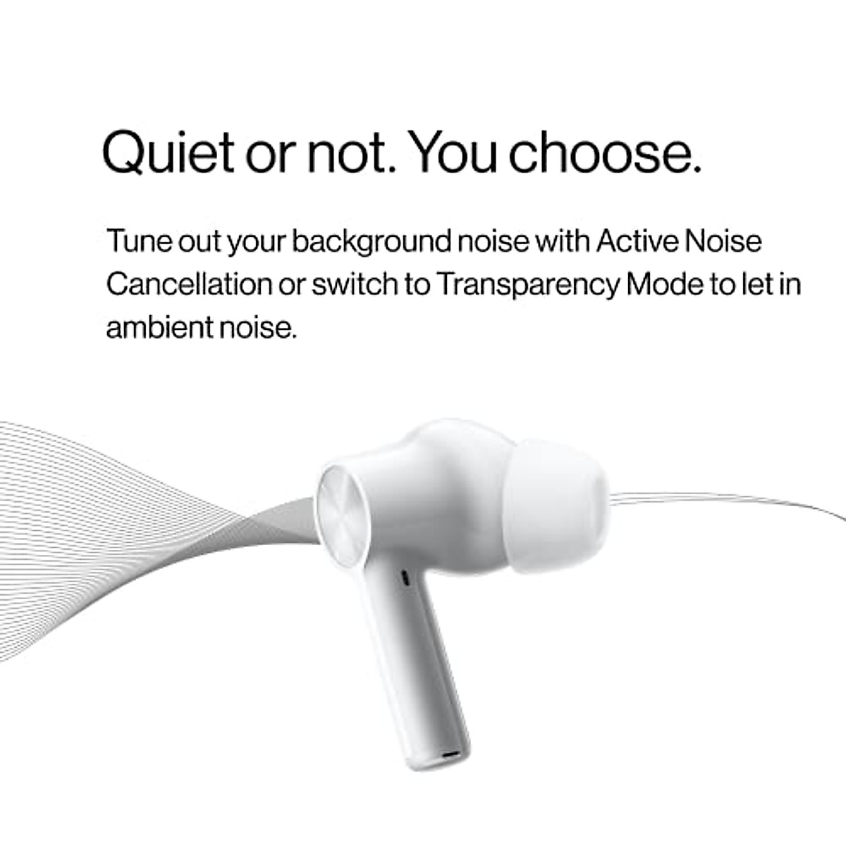 OnePlus Buds Z2 True Wireless Earbud Headphones-Touch Control with Charging Case,Active Noise Cancellation,IP55 Waterproof Stereo Earphones for Home,Sport, Pearl White