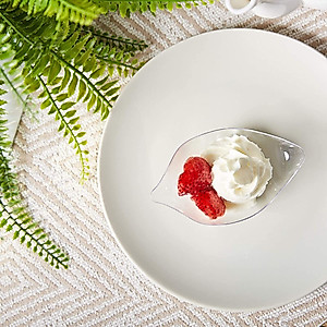 Mini Dessert Bowls - 100-Pack Clear Plastic 1.75-Ounce Appetizer, Salad, Fruits, Nuts Bowl, Disposable or Reusable Tasting Sampling Party Supplies, Catering, Buffet, Food Display, 4 x 2.5 x 2 Inches