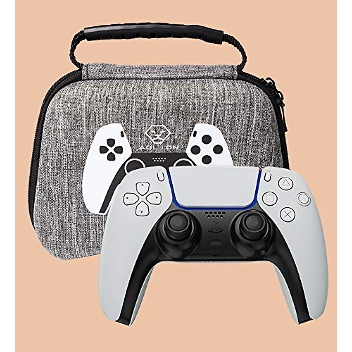 BLUEDLUXO Ps5 accessory, Ps5 controller case, Ps5 carrying case, Ps5 controller grip, Ps5 controller skin, Ps5 bag travel carry case, Ps5 controller mod, Ps5 controller thumb grip, Dualsense shell