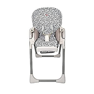 Nuby High Chair Cover Protecting from Spills and Crumbs, Water Resistant, Brush Strokes Print