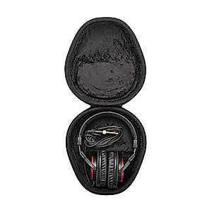 Sony MDR7506 Professional Large Diaphragm Headphone with Knox Gear Hard Shell Headphone Case Bundle (2 Items)
