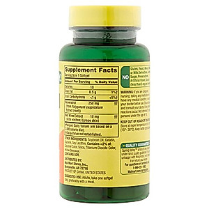 Spring Valley Resveratrol Plus Red Wine Extract Softgels, 250mg, 30 Count