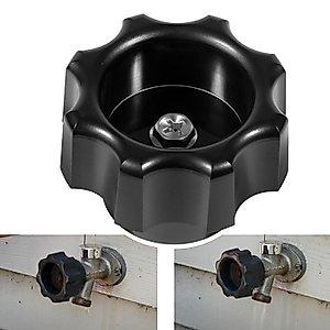 Bonbo Replacement for 630-7965 Wall Hydrant Handle Kit, for 300/400/500 Series Mansfield Wall Hydrant, Wheel Shaped Handle