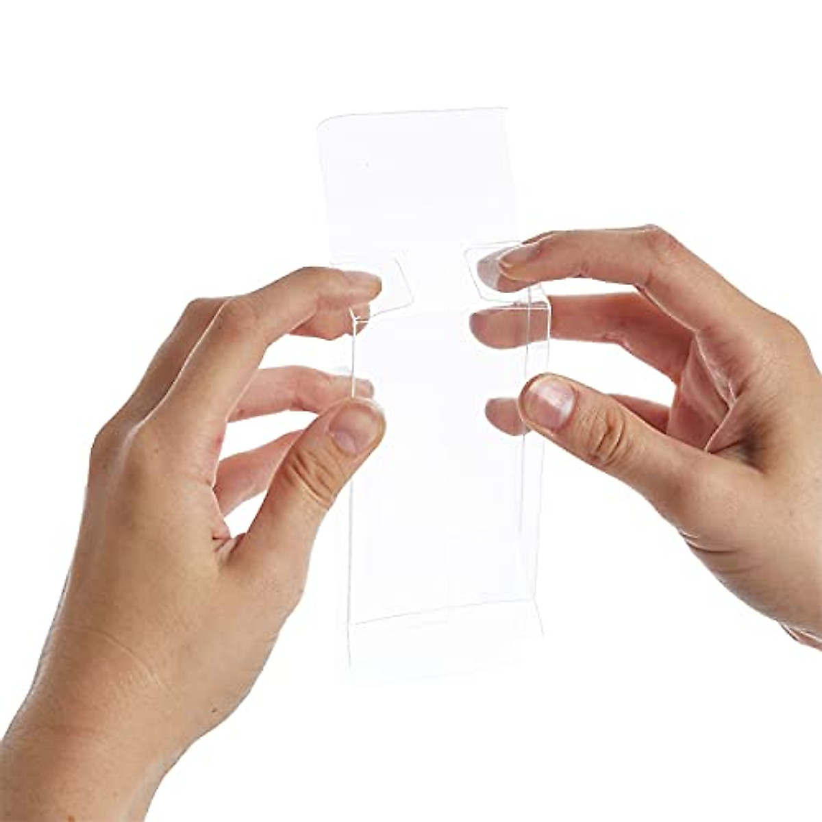 Cakesicle Treat Boxes, Clear Dessert Gift Box for Cake Pop Favors (3.7 x 2.2 In, 50 Pack)