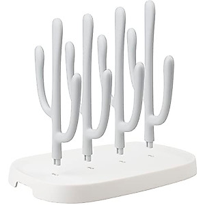Baby Bottle Drying Rack, Space Saving Bottle Dryer Holder for Bottles, Nipples, Pump Parts, Cups