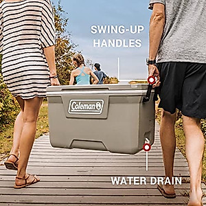 Coleman Ice Chest | Coleman 316 Series Hard Coolers, 70qt Rock Grey