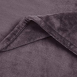 Serta Luxuriously Soft Plush Electric Blanket Fast Heating Cozy Cover, Safety Auto Shut Off Timer, Low EMF, Multi Heat Setting, ETL Certified, Machine Washable, Lavender King (92 in x 100 in)