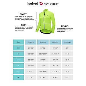 BALEAF Women's Thermal Cycling Jersey Long Sleeve Winter 4 Pockets Bike Fleece Jackets Windproof Cold Weather Fluorescent Yellow XXL