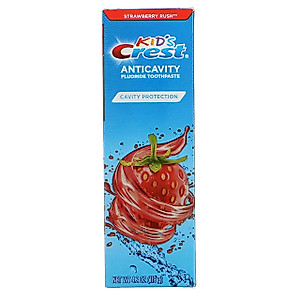 Crest Toothpaste 4.2 Ounce Kids Strawberry Rush (Pack of 2)