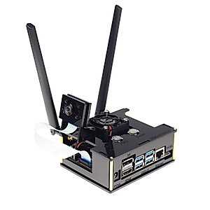 Makeronics 8265AC/8265NGW Wireless NIC Module M.2 NGFF for Jetson Nano Support 2.4GHz / 5GHz 300Mbps / 867Mbps Dual Band WiFi and Bluetooth 4.2 | Assembly Instruction Included