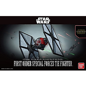 Bandai Hobby BAN203219 Star Wars First Order Special Forces Tie Fighter, 1/72 Scale