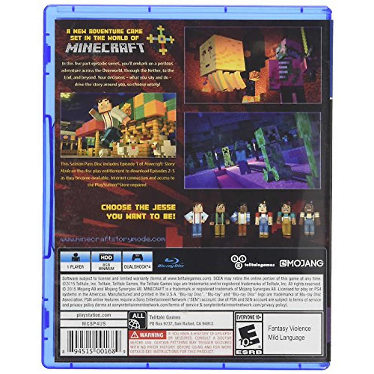 Minecraft: Story Mode - Season Disc - PlayStation 4