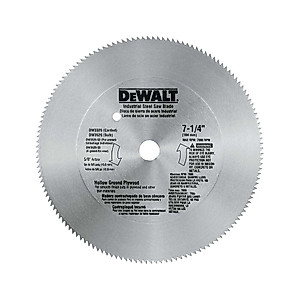 DEWALT Circular Saw Blade, 7 1/4 Inch, 140 Tooth, Wood Cutting (DW3326)