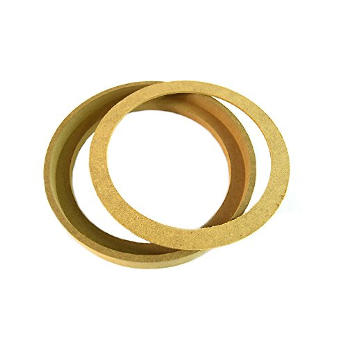 1 Pair 8" MDF Speaker Rings - Recess with Bezel Mounting Spacer Recessed Custom Mount Installation Subwoofer