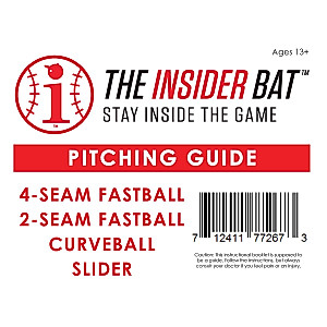 Baseball Pitching Trainer Kit Bundle - Pitch Training Baseball with Detailed Grip Instructions