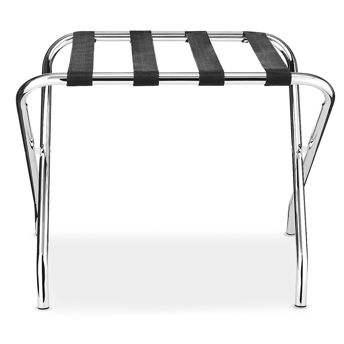 Whitmor Chrome Luggage Rack - Foldable - Commercial Quality