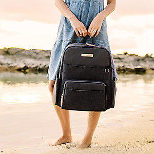 Petunia Pickle Bottom Sync Backpack | Diaper Bag | Diaper Bag Backpack for Parents | Top-Selling Stylish Baby Bag | Sophisticated and Spacious Backpack for On The Go Moms | Carbon Cable Stitch