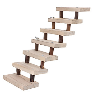 POPETPOP Teething Toys Teething Toys Ferret Toys Small Animal Climbing Toys, Hamster Climbing Ladder, Pet Ladder Hamster Stairs for Habitat Play and Exercise Teething Toys Ferret Toys Ferret Toys