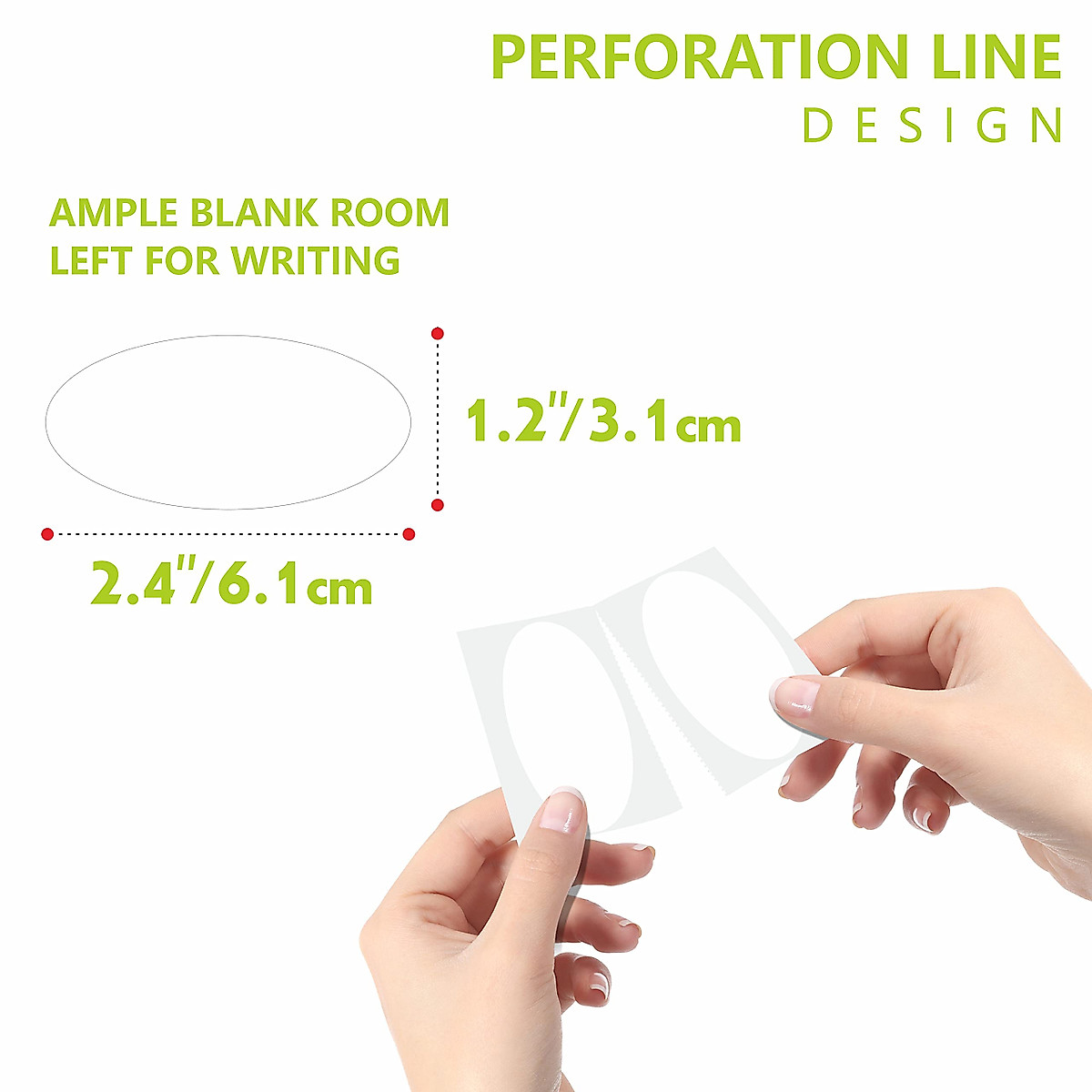 500 Removable Freezer Pantry Labels, Waterproof Tear Resistant Removable No Residue, for Food Containers Jars Kitchen Restaurant Storage Organization