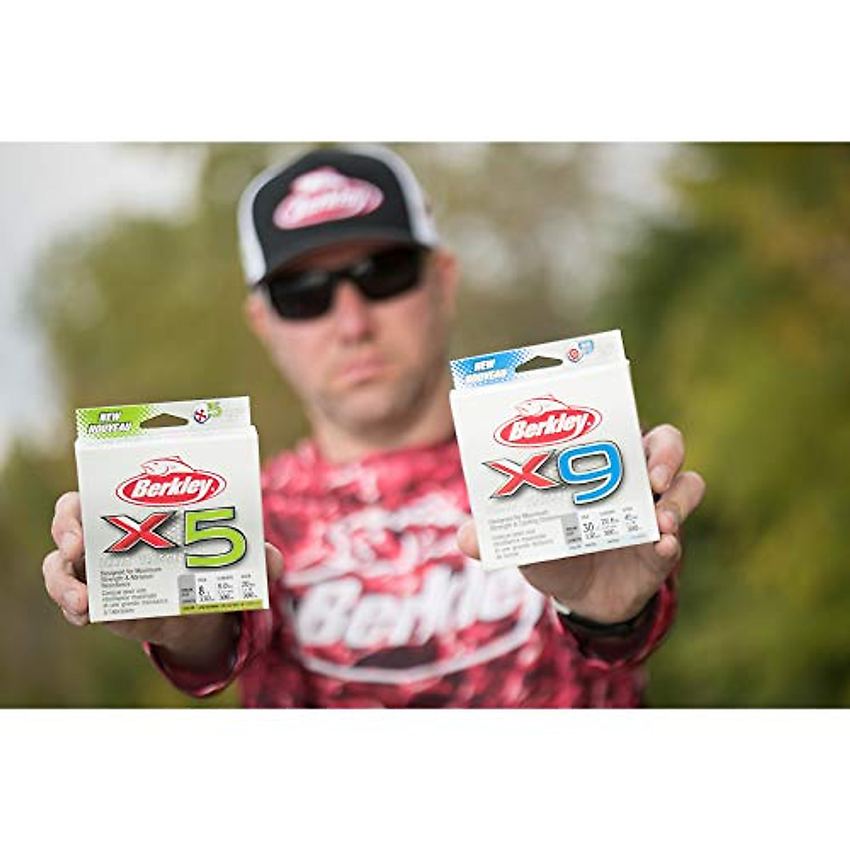 Berkley x9 Braid Superline, Crystal, 15lb test | 31 lbC | 14.2kg, 328yd | 300m Fishing Line, Suitable for Freshwater and Saltwater Environments