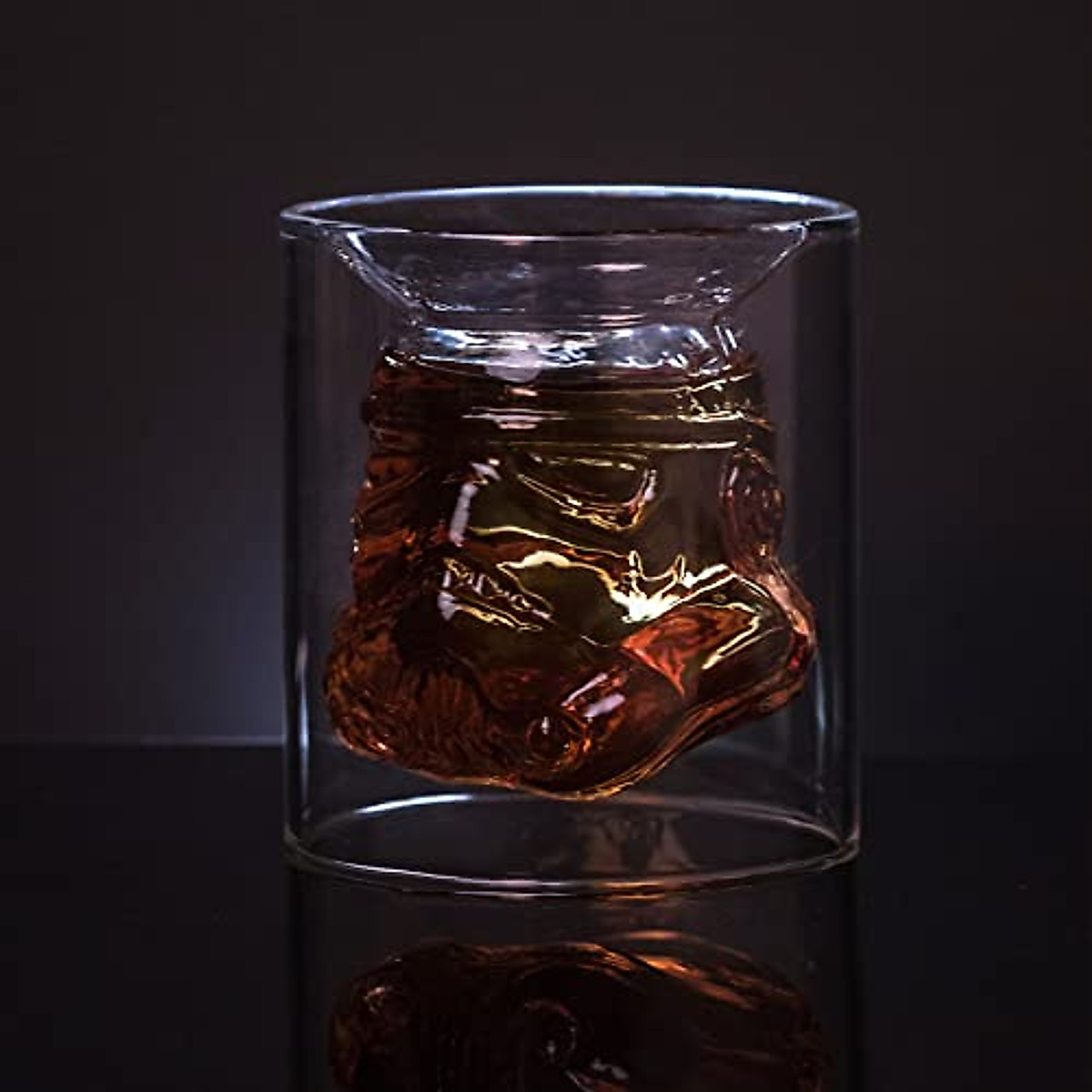 THUMBS UP Original Stormtrooper Glass, 8.5 x 9.3 x 9 cm, Transparent, STMTRPGLS