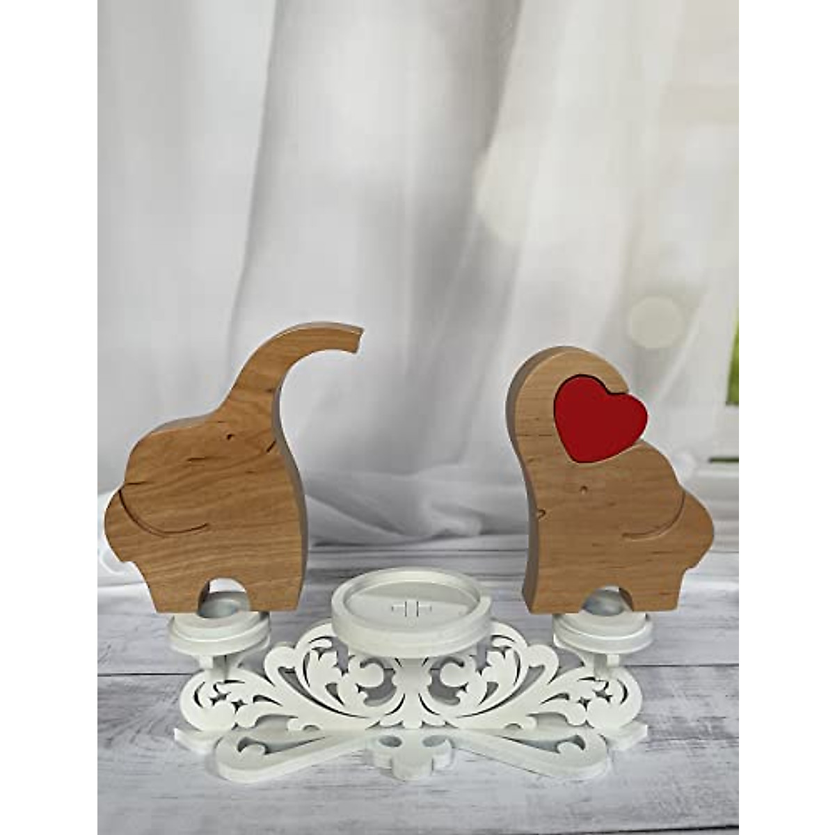 Unity Candle Holder-Unity Candle Stand-Unity Candle-Pillar Candle Holder-Wedding Gift -Ceremony Decoration-Wedding Centerpiece (Big)