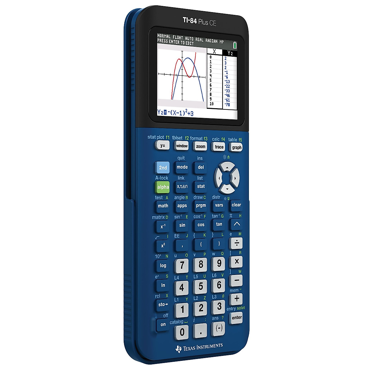 Texas Instruments TI- 84 Plus CE Denim Graphing Calculator