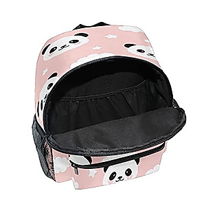ALAZA Toddler Backpack for Boys Girls,Cute Panda Animal With Clouds Kids Backpack with Chest Clip Preschool Nursery Travel Toy Bag