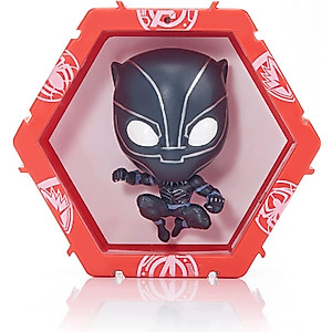 WOW! PODS Avengers Collection - Wakanda Forever Black Panther | Superhero Light-Up Bobble-Head Figure | Official Marvel Collectable Toys & Gifts,4 inches