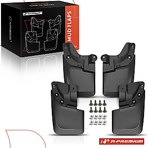 A-Premium Mud Flaps Splash Guards Mudguards Mudflaps [W/Hardware Accessories] Compatible with Toyota Tacoma 2023-2016, [Doesn't Fit SR], Set of 4PCS, Front and Rear (Driver & Passenger Sides)
