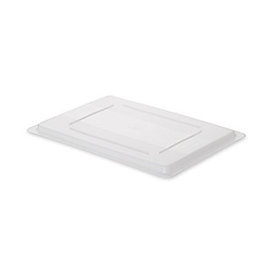 Rubbermaid Commercial Products Food Storage Box Lid for 8.5, 12.5, 16.5, and 21.5 Gallon Sizes, White (FG350200WHT)