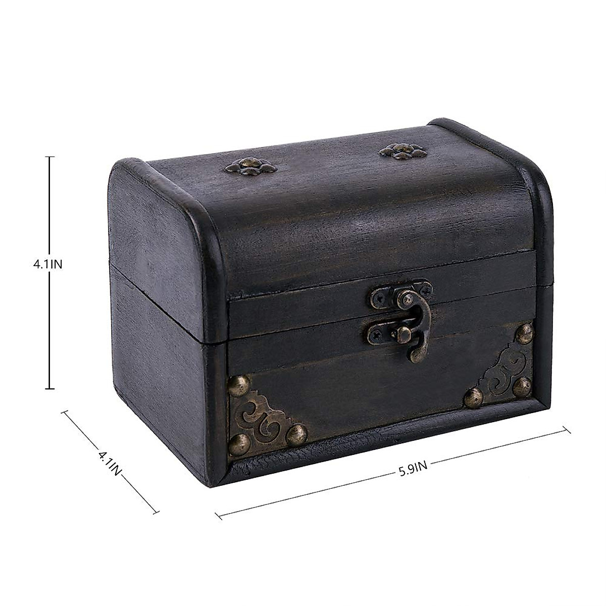 SICOHOME Treasure Box, 5.9" Tarot Cards Box for Trinkets,Taro Cards,Gifts and Home Decor