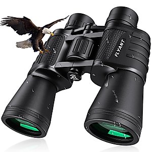 20x50 High Powered Binoculars for Adults, Waterproof Compact Binoculars with Low Light Vision for Bird Watching Hunting Football Games Travel Stargazing Cruise with Carrying Bag