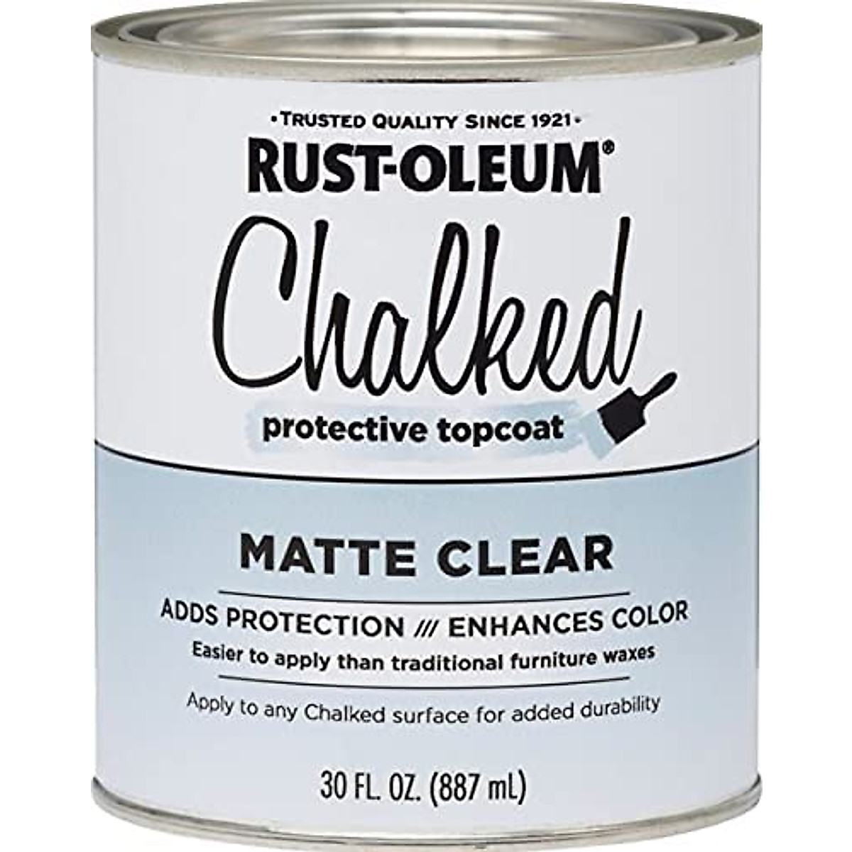 Rustoleum 287722 30 Oz Matte Clear Chalked Protective Topcoat