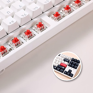 Keyboard Keycaps PolinoArt Moose Custom Keycap Pbt Keycap Set Fit for Cherry Switches Mechanical Keyboard Replacement Gaming Keycaps