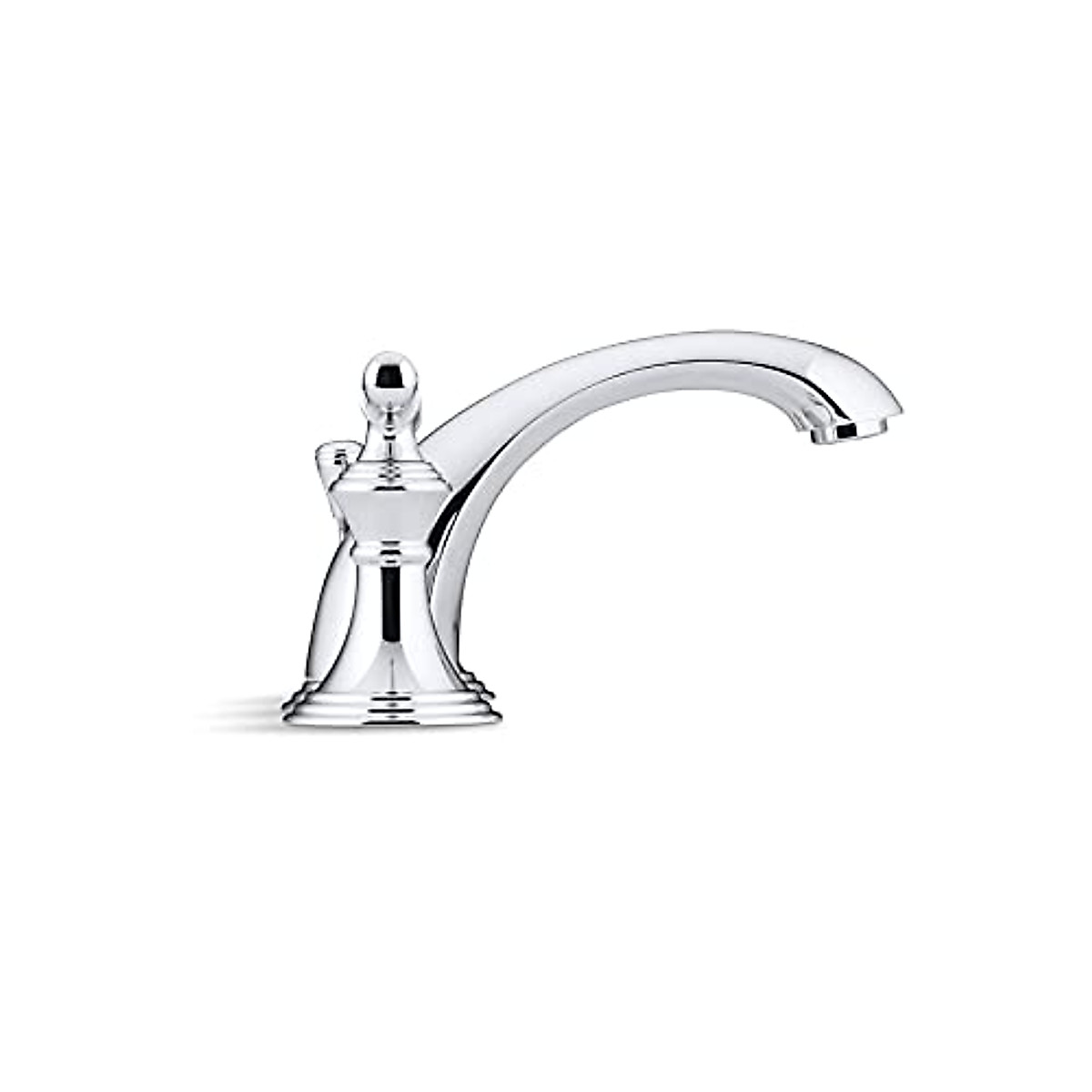 Bathroom Faucet by KOHLER, Bathroom Sink Faucet, Devonshire Collection, 2-Handle Widespread Faucet with Metal Drain, Polished Chrome, K-394-4-CP