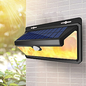 cjc Solar Lights Outdoor 150 LED Solar PIR Motion Sensor Lights Waterproof with Wide Angle for Garden Patio Garage Yard Front Door