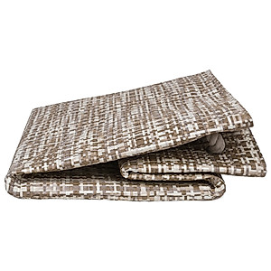 DII Woven Paper Storage Bin, Tweed, Stone, Medium