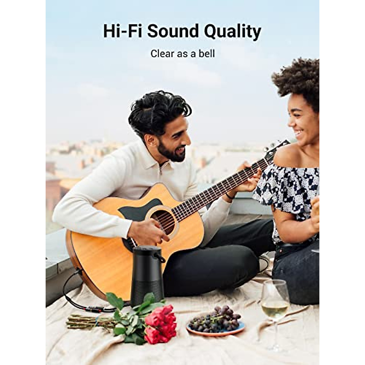 UGREEN RCA to Aux Cable 3.5mm Male to 2RCA Female Adapter Hi-Fi Sound RCA Auxiliary Stereo Audio Cord Gold Plated RCA Y Splitter 1/8 to RCA Connector for iPhone MP3 Tablet Computer Speaker 0.8 FT