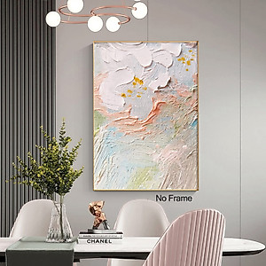 Spreefdian Abstract Painting Wall Art 16x24inch, Frameless Canvas Print for Living Room, Premium Quality, Home Decor Idea, Durable, Fade-Resistant, Office, Bedroom, Kitchen